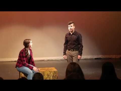 Amariah Faulkner & Will Frassinelli singing Only Us from Dear Eran Hansen