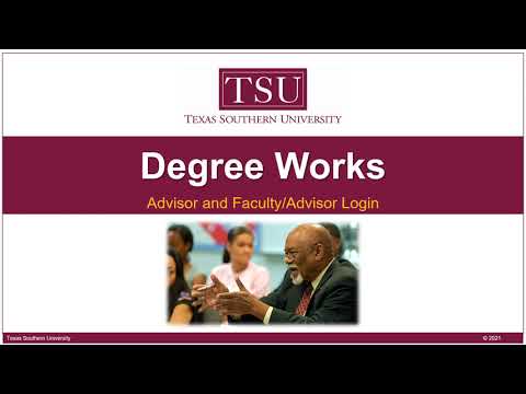 Degree Works Academic - Advising Login