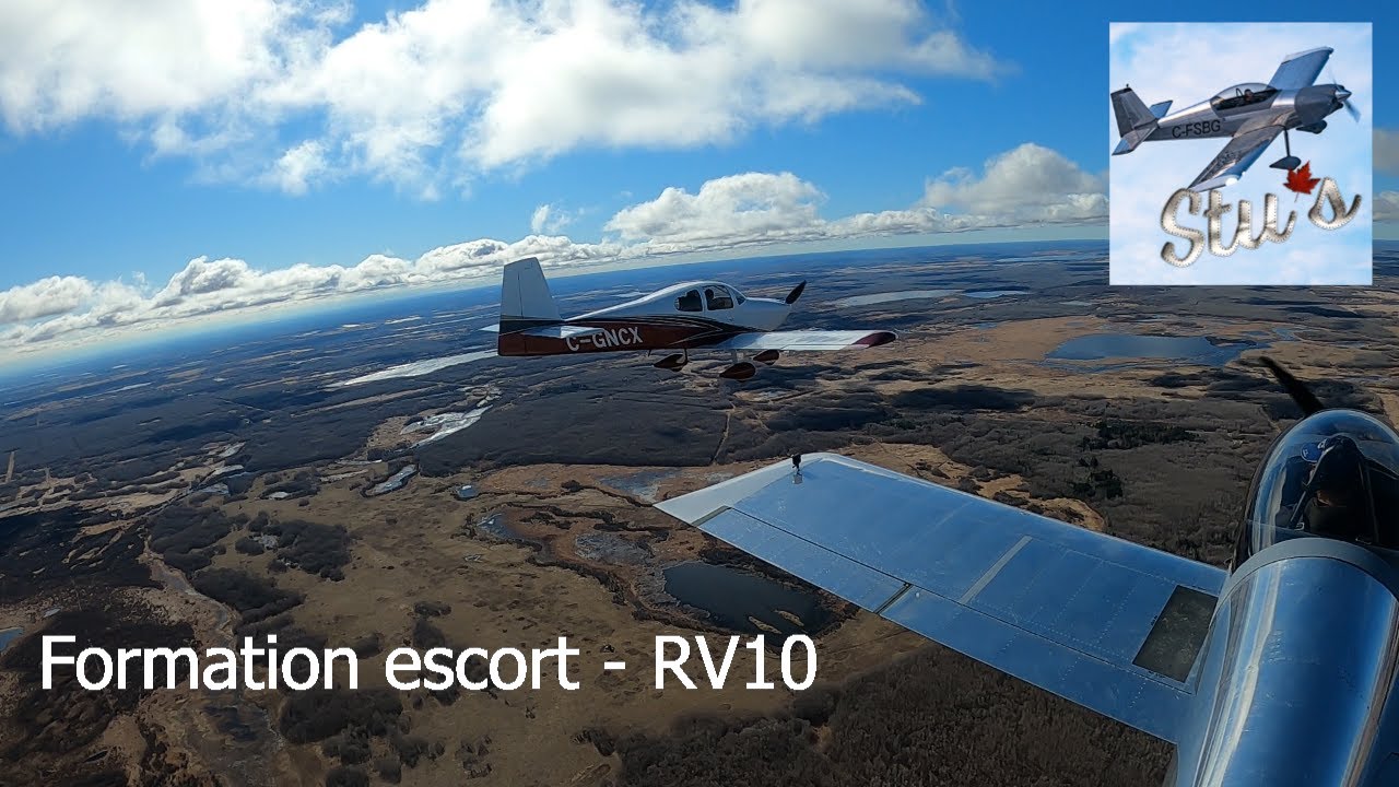 Aviation: Vans RV Aircraft - Formation Escort with a Van's RV-10