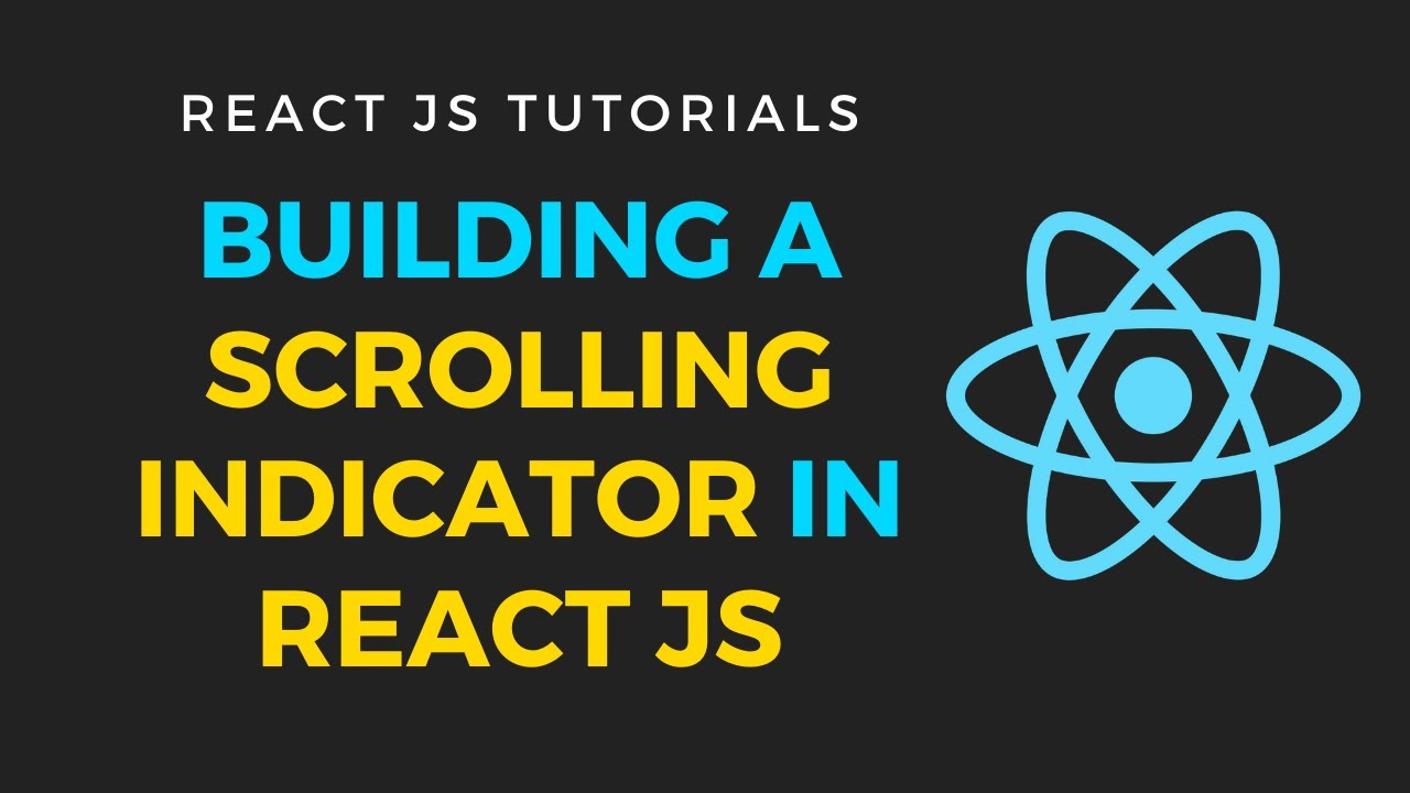 Building a page scroll indicator in reactjs