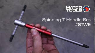 9 PIECE TORX SPINNING T-HANDLE SET STW9 | Matco Tools