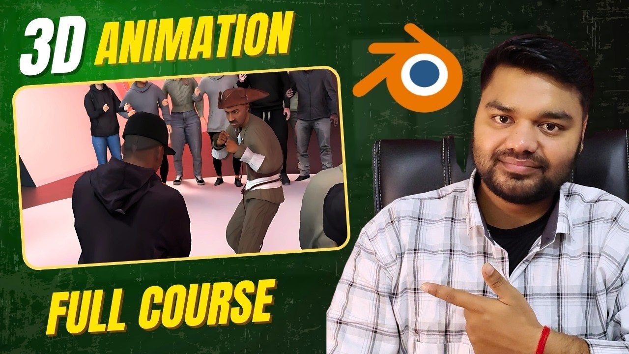 Blender 3D Animation Full Course FREE 🔥 | Beginner to Pro (2026)