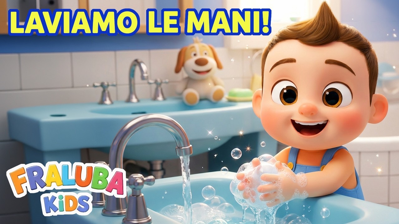 🙌La Canzone del Lavaggio delle Mani | Abitudini Sane per Bambini | Fraluba 🙌
