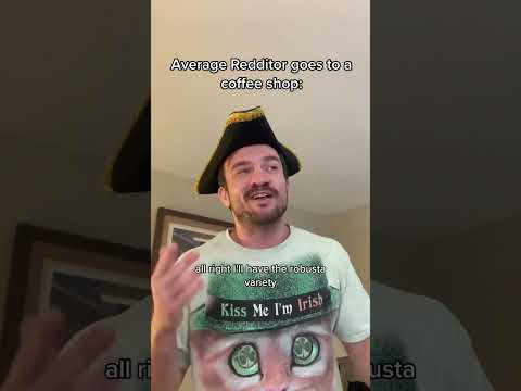 Average Redditor goes to a coffee shop #cringe #reddit #redditor #discordmoderator