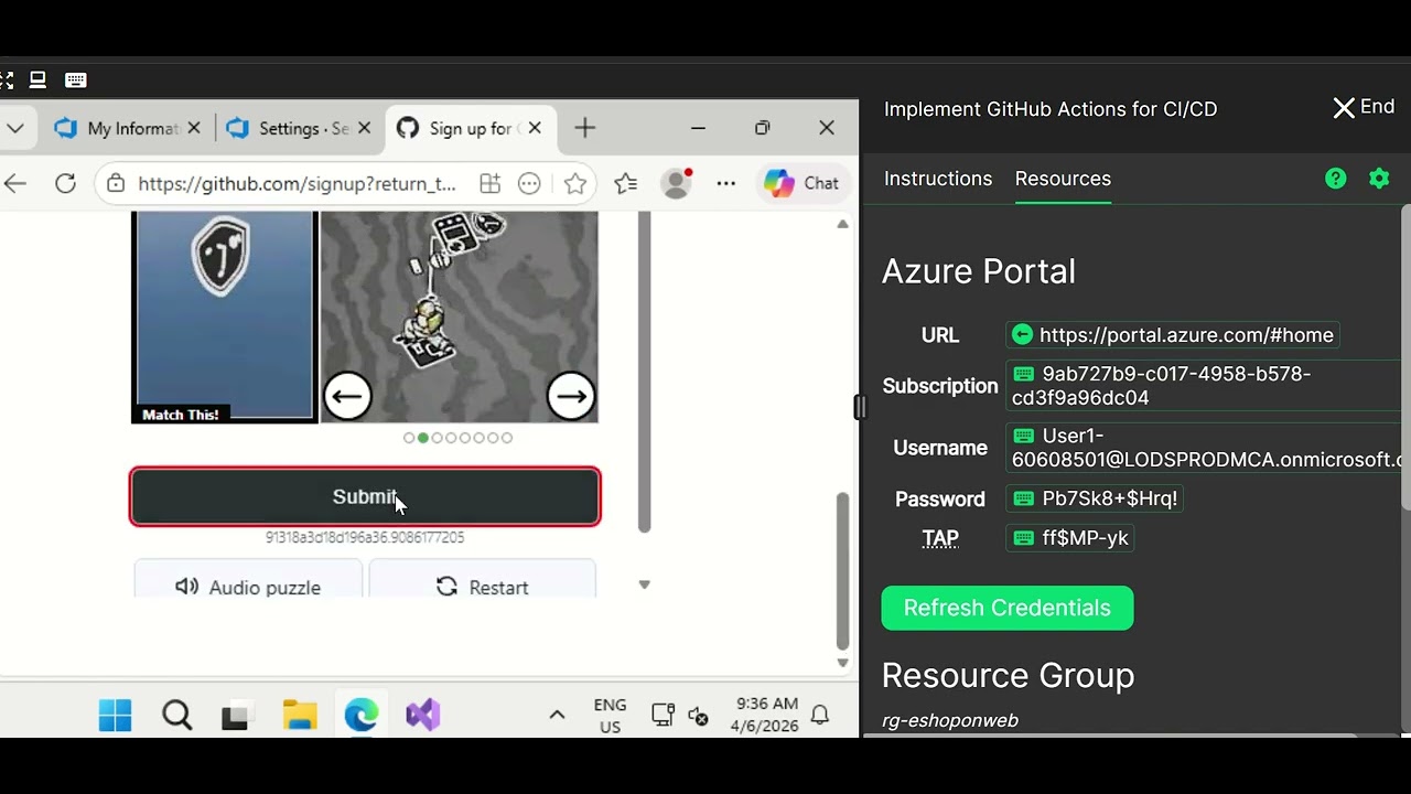 AZ 400 Lab 05 Implement GitHub Actions for CICD