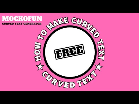 Curved Text Generator: How To Curve Text WITHOUT Photoshop