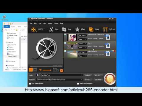 H.265 Encoder for Mac OS X and Windows