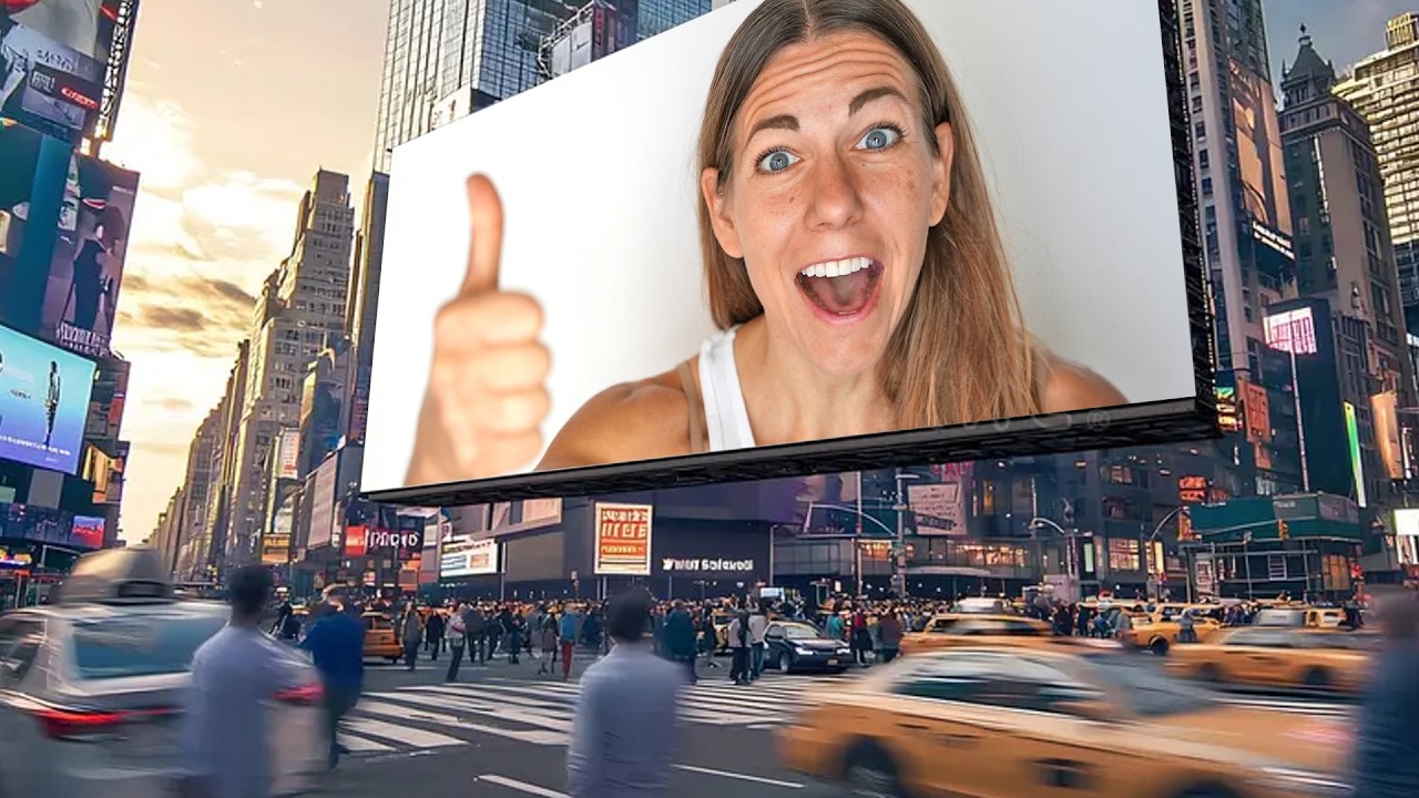 I’m on a Times Square Billboard