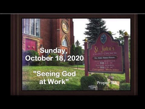 Seeing God at Work | Millgrist: Rev. Norm's Blog