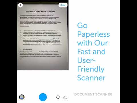 Document scanner - PDF & Word