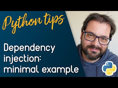 Dependency Injection Explained In One Minute // Python Tips