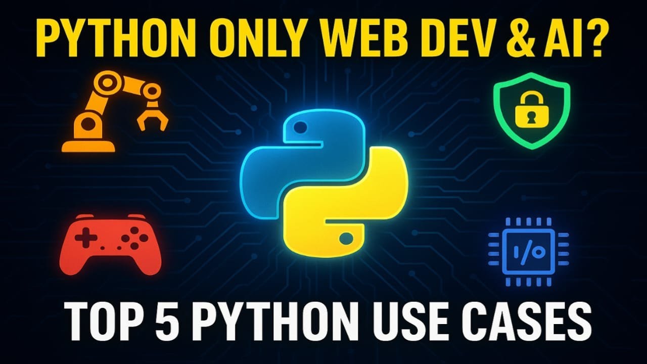 Top 5 Surprising Things You Can Do With Python😯 Python is NOT Only for Web & AI 💻