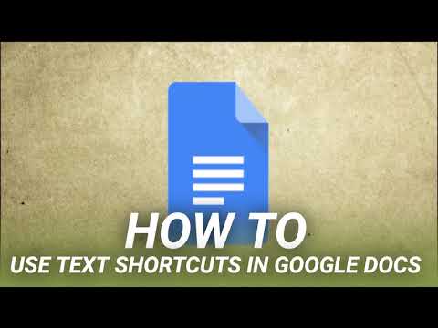How to Use Text Shortcuts in Google Docs