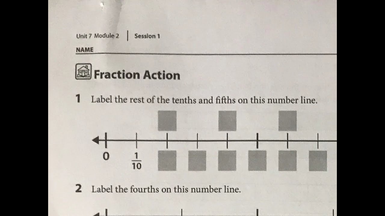 Fraction Action (Bridges Math 4th Grade)