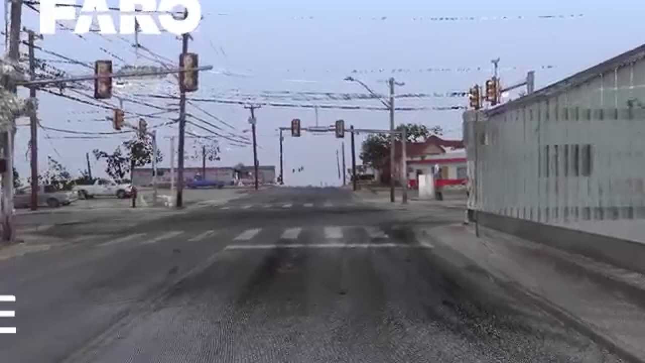 3D Laser Scan Of Intersection