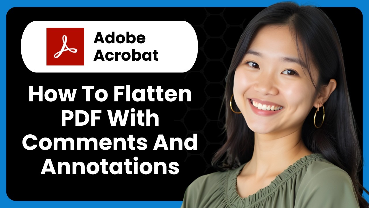 How To Flatten PDF With Comments And Annotations In Adobe Acrobat