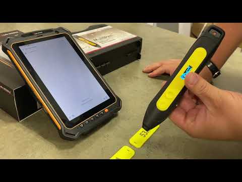 Demo of IS930.2 Hazardous Area Certified Android Tablet & IS Safe MP.2 Bluetooth UHC/NFC RFID Reader