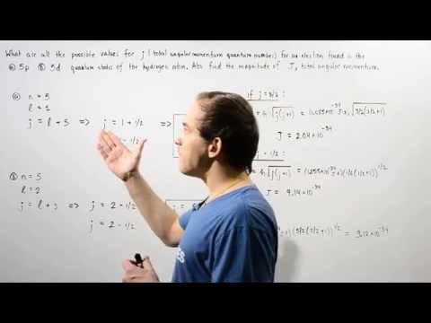 Total Angular Momentum Example