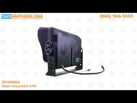 RV Touch Screen GPS Navigation System with 3 optional Backup Cameras