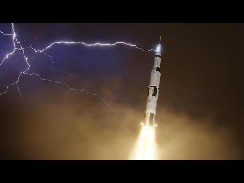 Apollo 12 Survived Two Lightning Strikes, Original Audio Over CGI Video ...