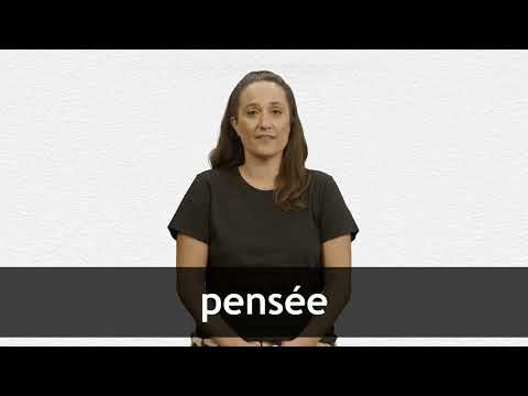 English Translation of “PENSÉE” | Collins French-English Dictionary