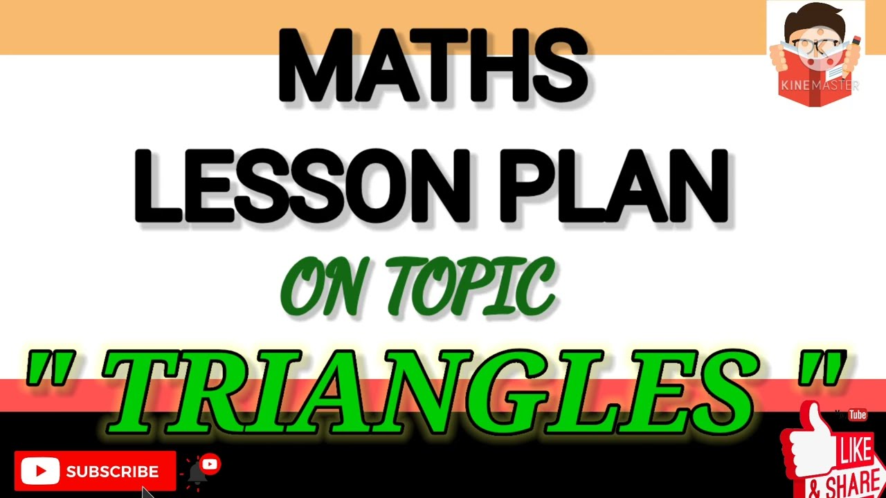 Mathematics lesson plan on topic 