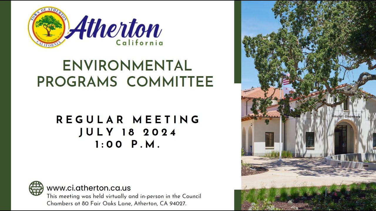 Environmental Programs Committee - July 18, 2024