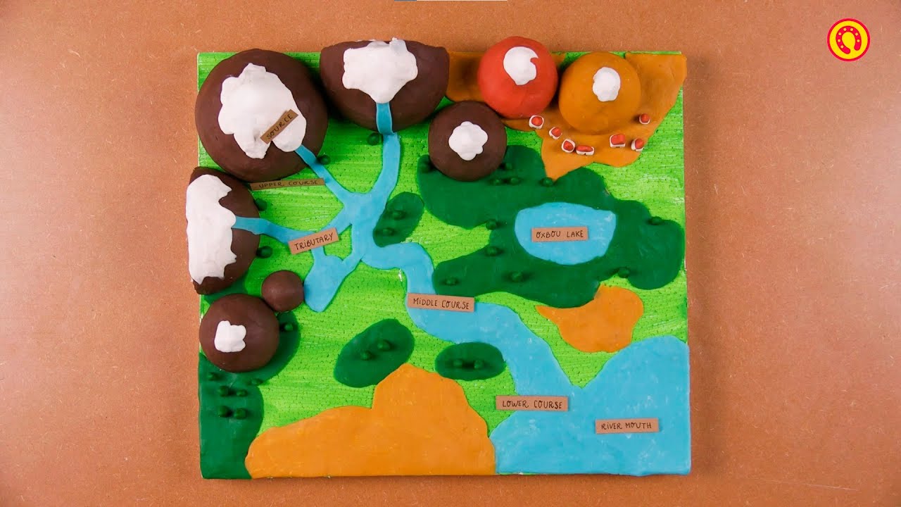 How to model a river cycle with modeling clay