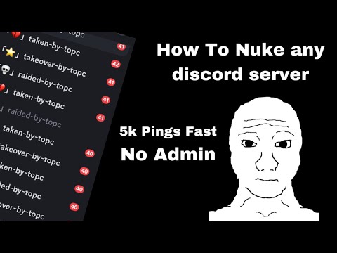 *NEW* HOW TO NUKE ANY DISCORD SERVER *NO ADMIN* (2025)