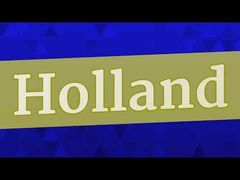HOLLAND pronunciation • How to pronounce HOLLAND