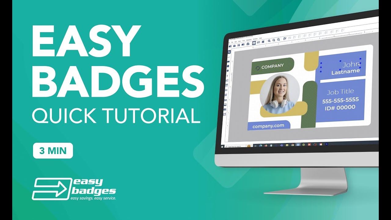 Easy Badges ID Card Software Quick Tutorial