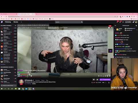 Maya checks in on QT's stream