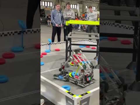 Highlight from VEX High Stakes: Bot-on-Bot Contact! #vex #competition #robotics #engineering