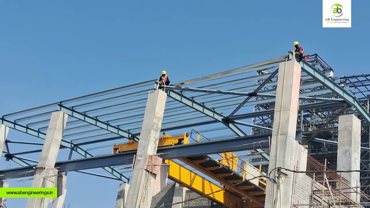 Real Site Progress | Industrial Fabrication | AB Engineering | PEB