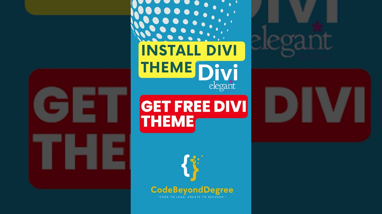Download Divi Theme  How To Get Free Divi Theme #wordpress