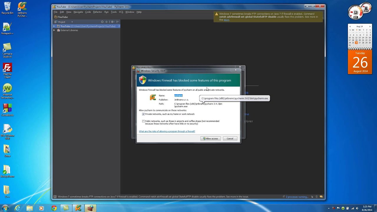 Python Programming Tutorial - 6 - Installing PyCharm