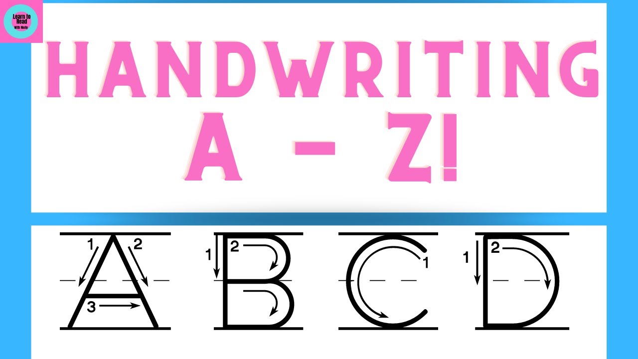 Uppercase and Lowercase Letter Formation/ PRINTABLE WORKSHEETS IN VIDEO DESCRIPTION / Handwriting