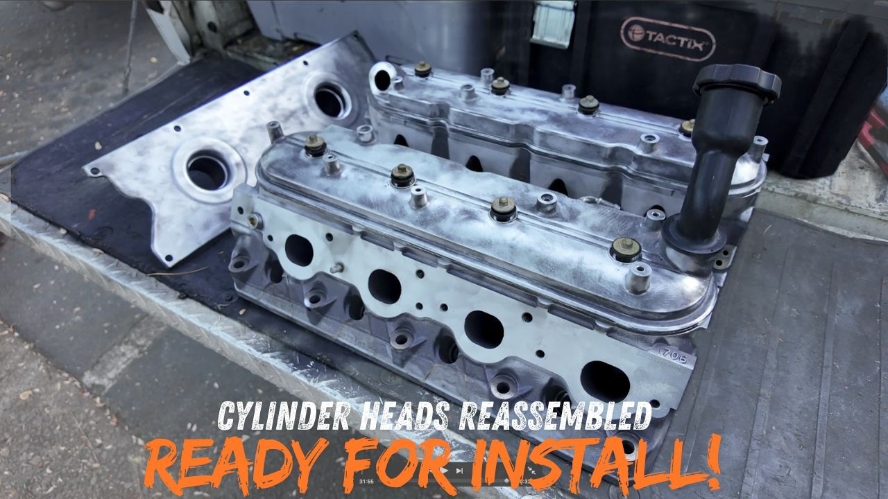 Cylinder Heads Reassembled & Ready For Install! (NewSprings & Valve Job) Deep Clean+Amazing Results