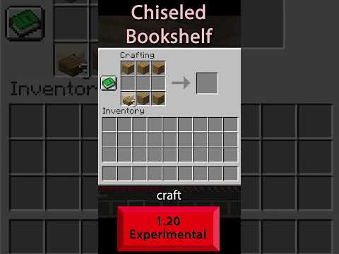 Chiseled Bookshelf - Short Shorts by StrawberryGS - Minecraft Crafting Recipe 1.20