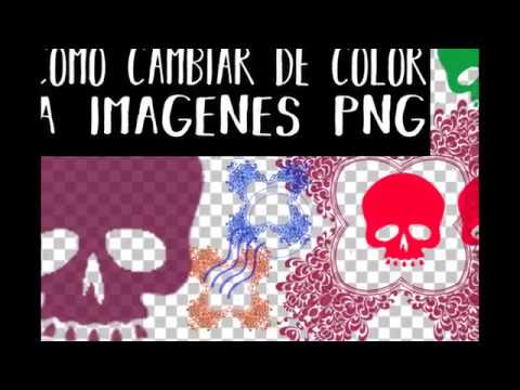 Como cambiar de color a imagenes PNG ..!! FACIL ❤