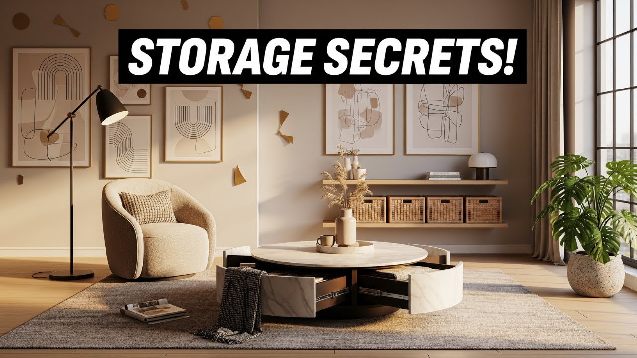Smart Storage Ideas for a Clutter-Free Living Room