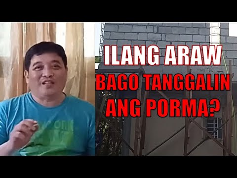 ILANG ARAW BAGO TANGGALIN ANG PORMA NG BIGA AT SLAB? STRIKING FORMWORKS