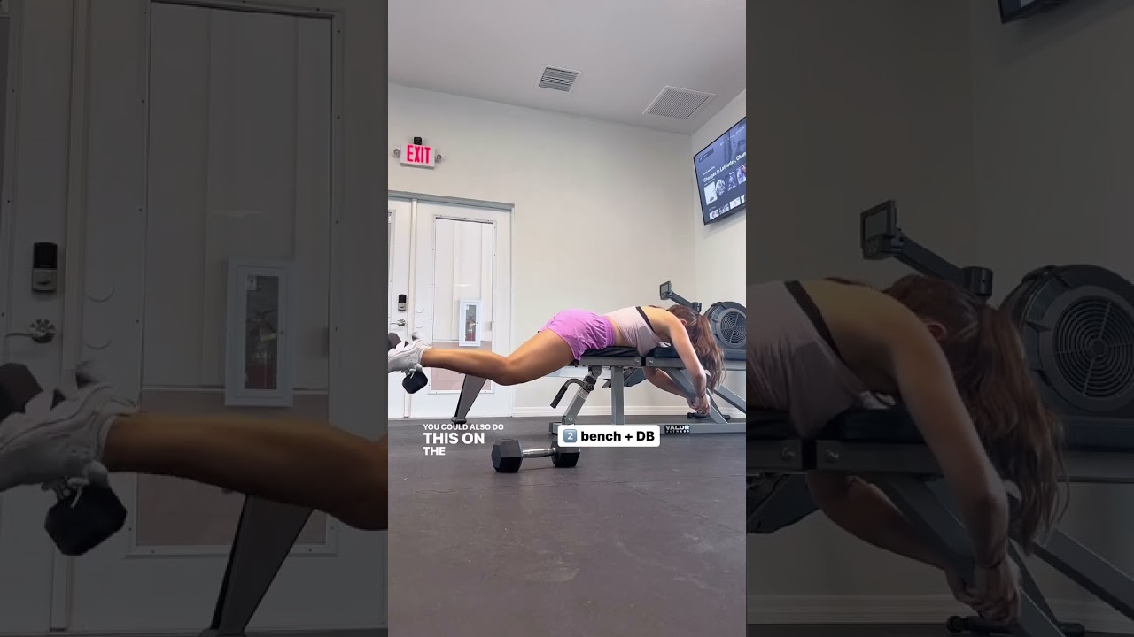 3 lying leg curl at home alternatives to 🔥 up those hamstrings!! 💪🏼🏋‍♀️