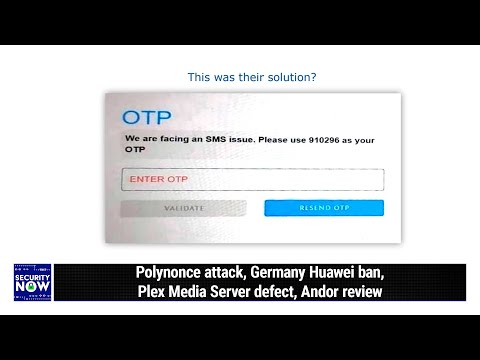 Sony Sues Quad9 - Polynonce attack, Germany Huawei ban, Plex Media Server defect, Andor review