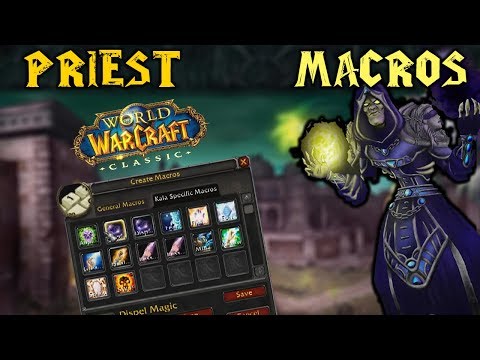 Classic WoW: Macros to use on Priest