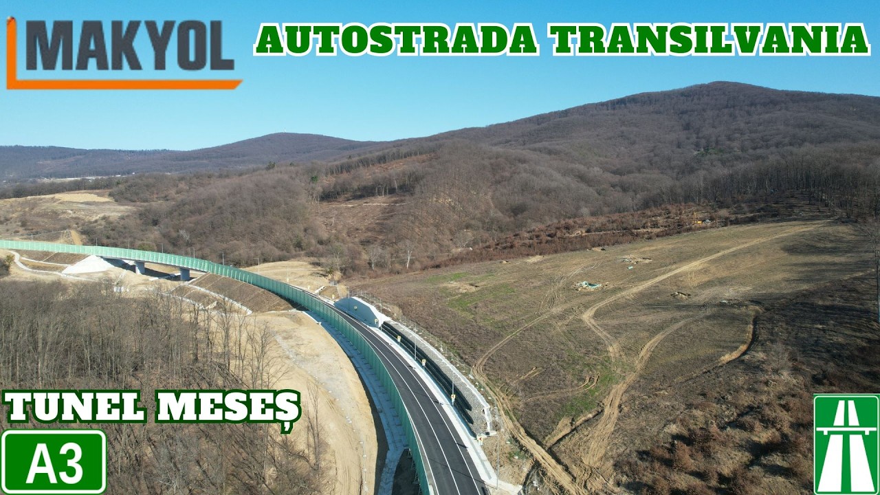 A3 Autostrada Transilvania - Makyol prepares the ground for the start of works on the Meseș Tunnel
