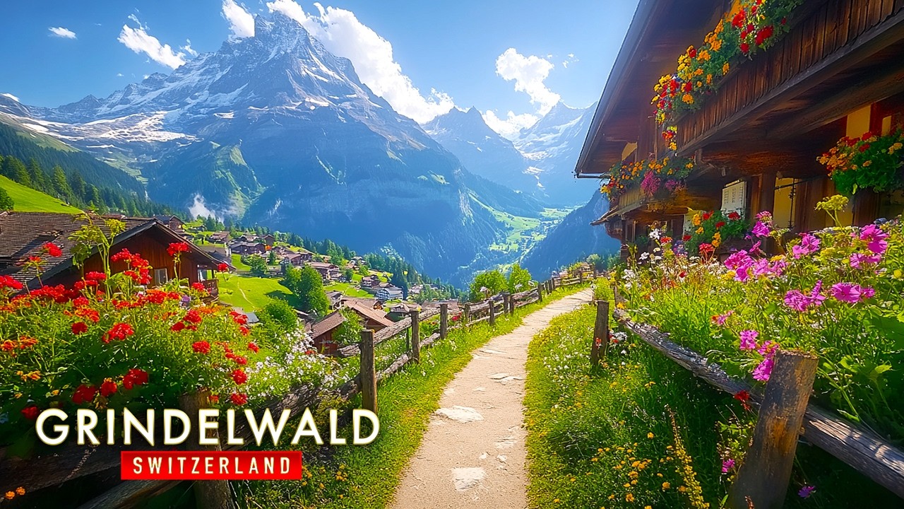 Can You Believe This Place Is Real?🇨🇭Scenic Walk Through Grindelwald