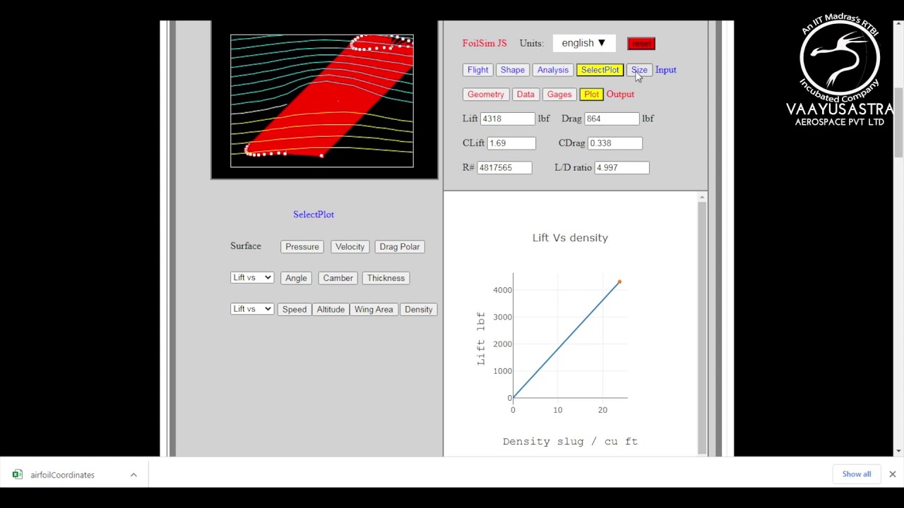 NASA FoilSim software Tutorial | Glenn Research | Analyse & Simulate Aerofoil | Basic Aerodynamics