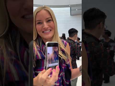 Only iJustine would have this at an Apple Event!