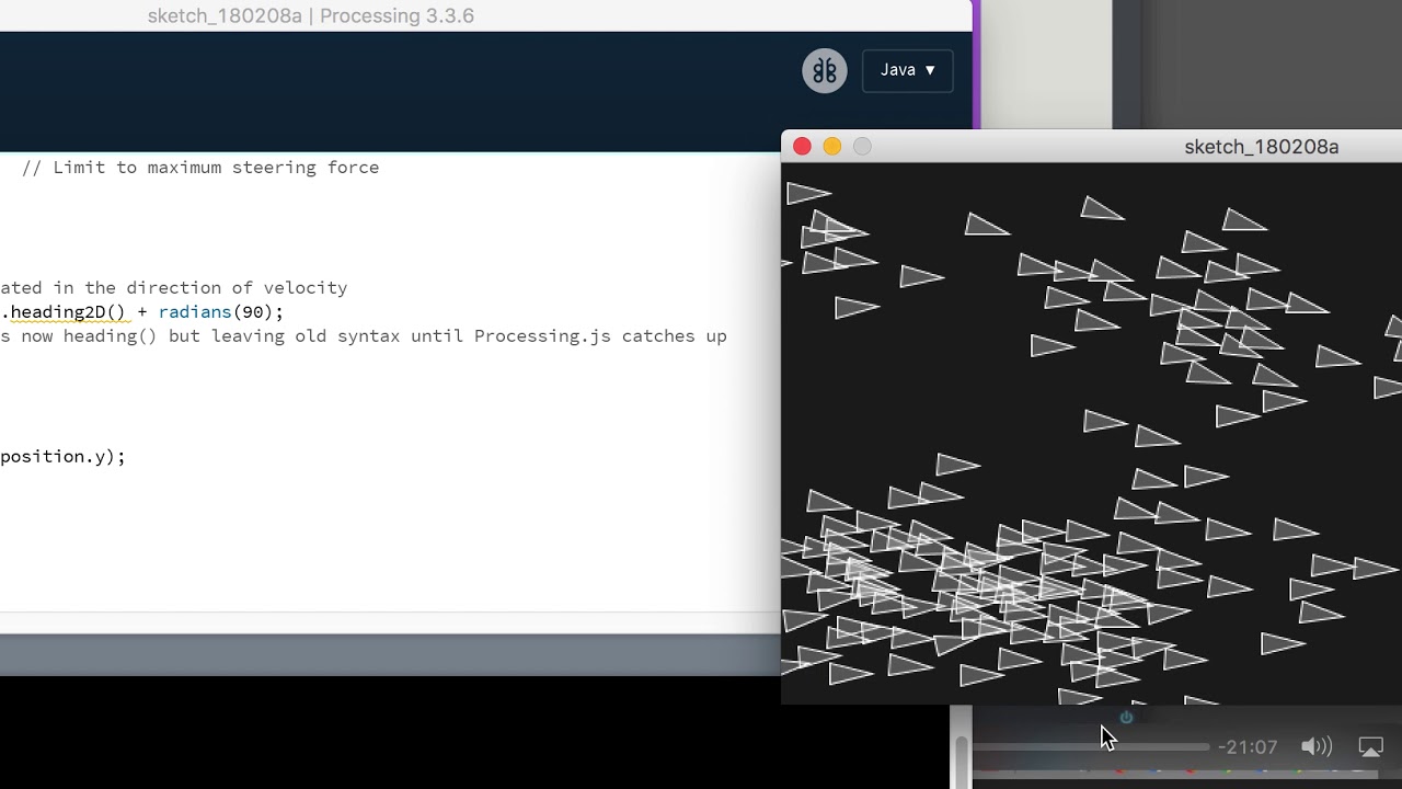 AME 111: Processing in Flocking